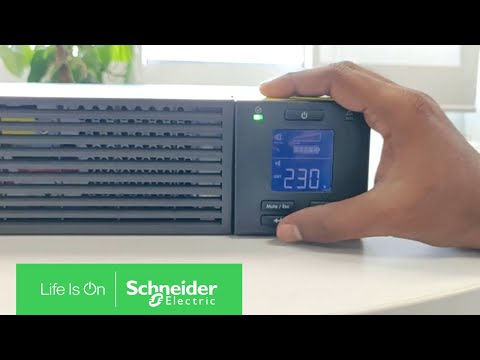 How to Enable Manual Bypass Mode in SRV5KL-IN Through the Display | Schneider Electric Support