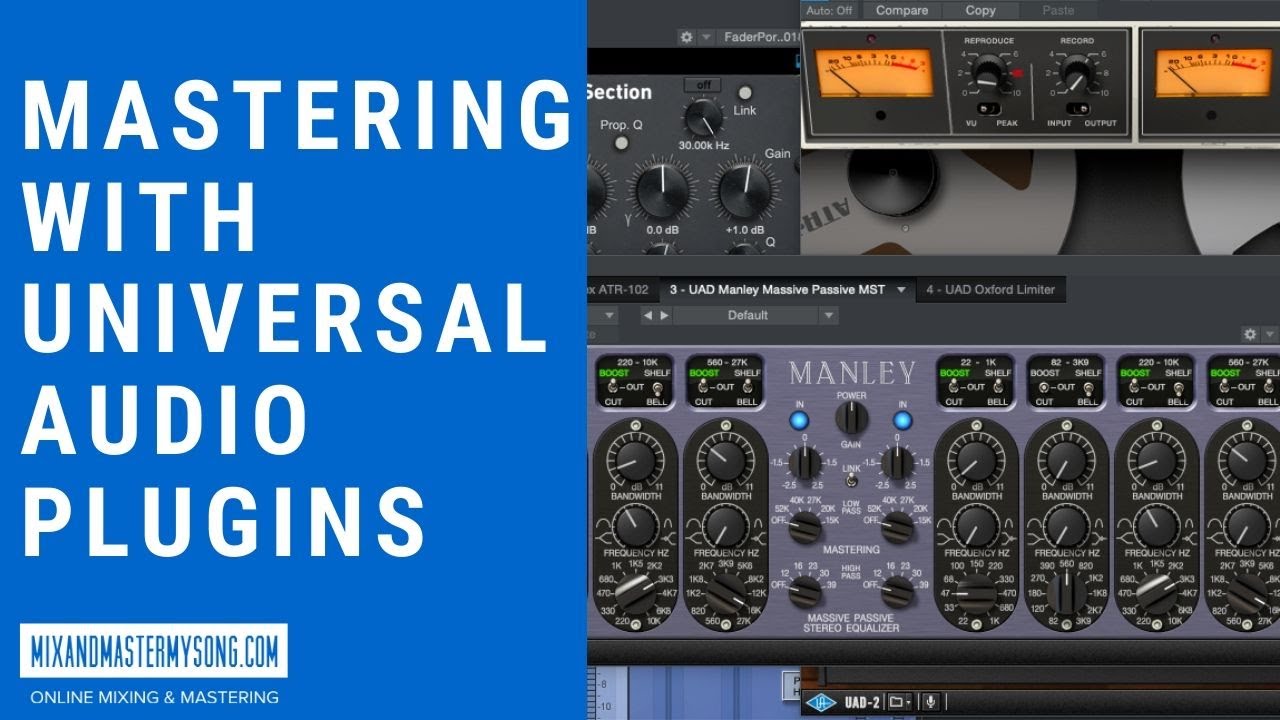 Mastering with Universal Audio Plugins