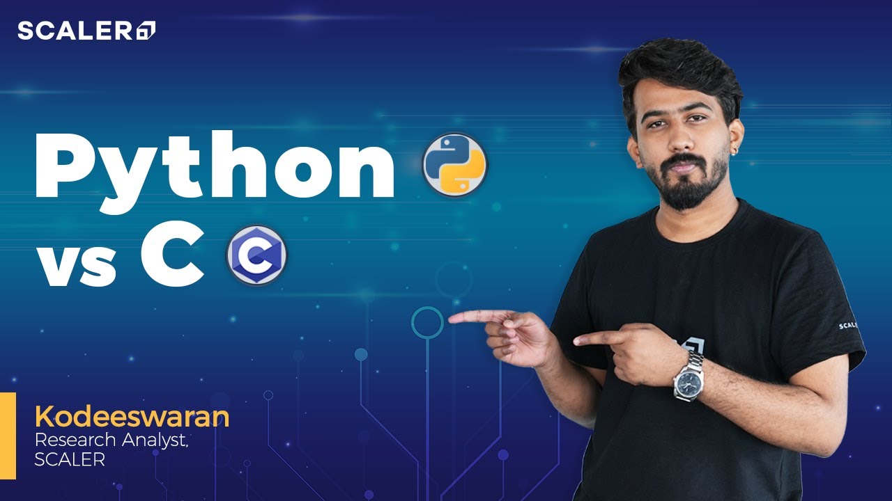 Python vs C Programming Language Complete Tutorial | Difference between Python and C | SCALER