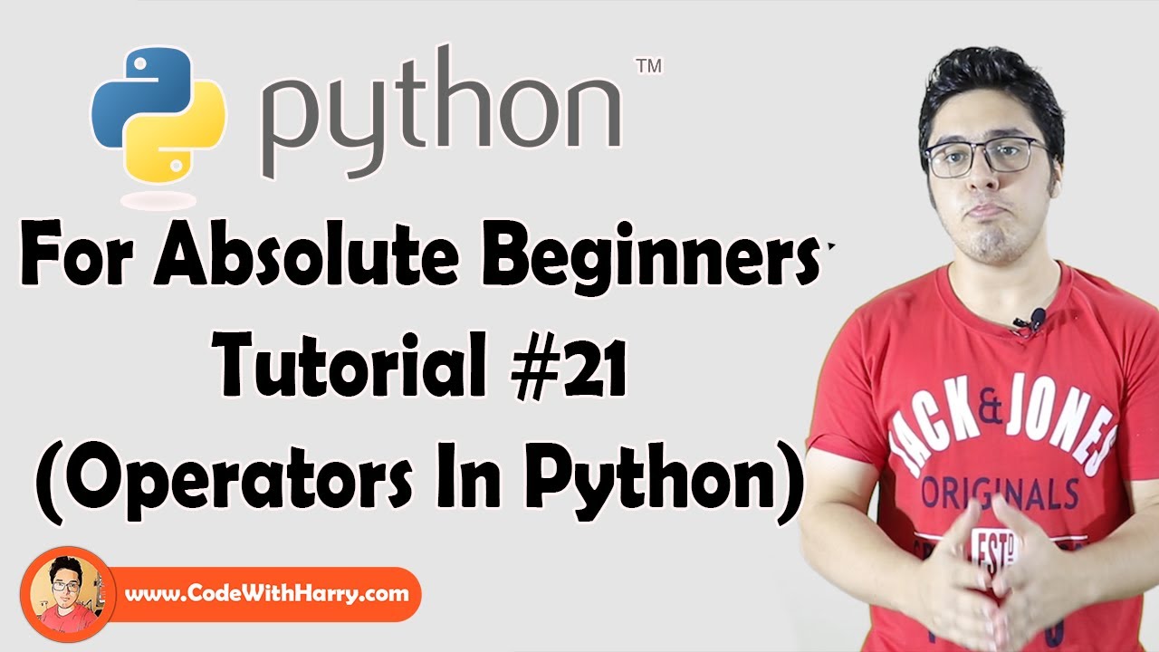 Operators In Python | Python Tutorials For Absolute Beginners In Hindi #21