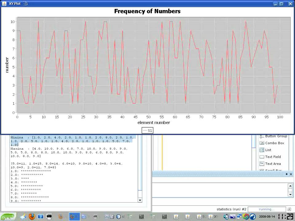 Simple statistics software project