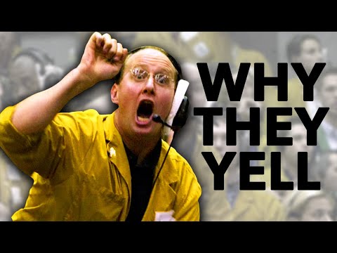 When Yelling at People Was Your Job: The Stock Exchange Pit