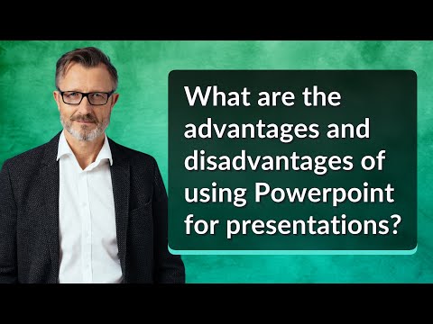 What are the advantages and disadvantages of using Powerpoint for presentations?