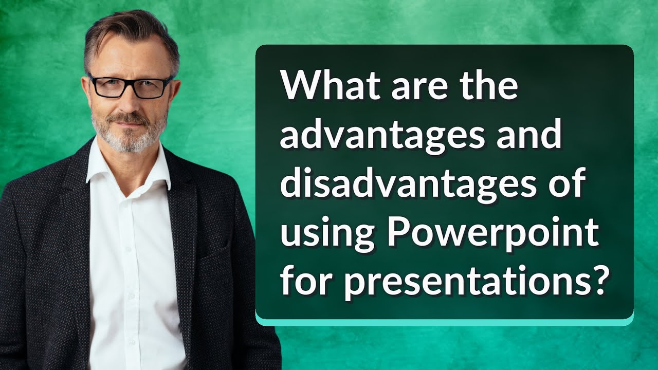 What are the advantages and disadvantages of using Powerpoint for presentations?