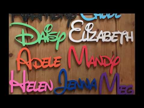 Custom Name Plaque