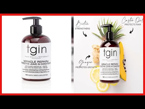 tgin Miracle RepaiRx Protective Leave In Conditioner for Natural Hair - Promotes Growth - Biotin