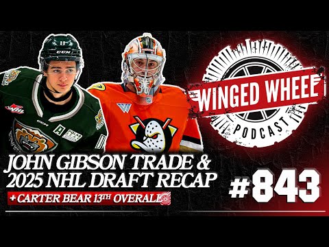 GIBSON TRADE, NHL DRAFT RECAP, & RED WINGS FREE AGENCY PREVIEW - Winged Wheel Podcast - June 28th