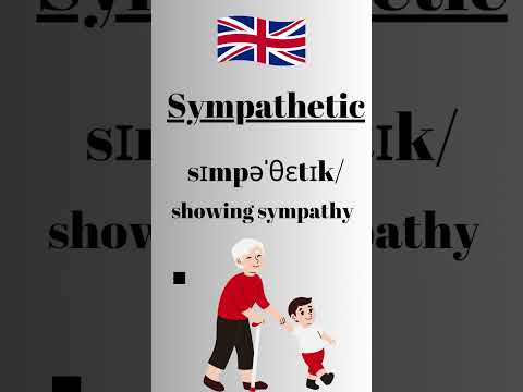 How to pronounce sympathetic in English-British Accent #learnenglish #learnenglishtogether