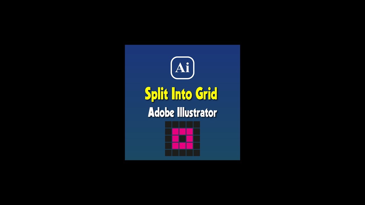 Adobe Illustrator - Split Into Grid