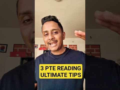 3 PTE ULTIMATE READING TIPS #pte