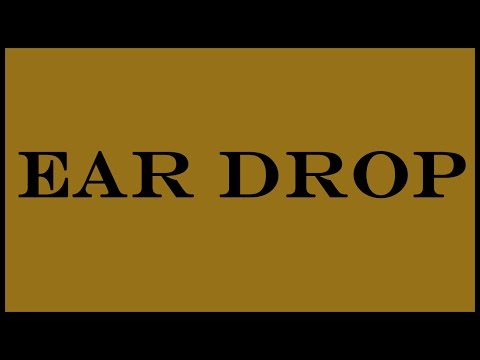 Ear Drop Word Meaning With Example