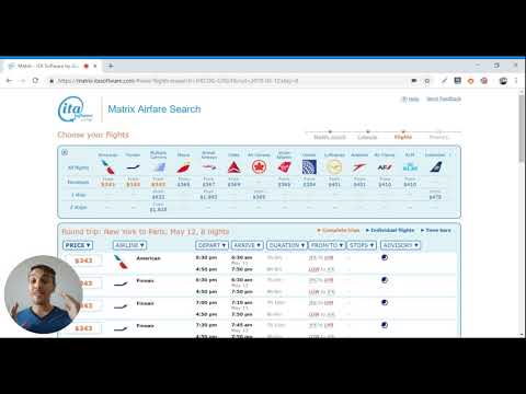 How to Find Airfare Deals with ITA Matrix