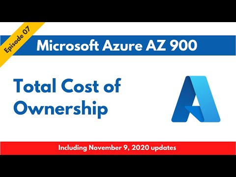 [AZ 900] #EP07 Microsoft Azure Fundamentals - Total Cost of Ownership | TCO
