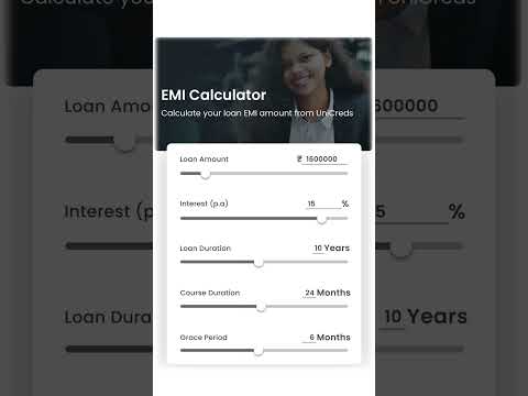 How To Use Education Loan EMI Calculator? | Student Loans to Study Abroad