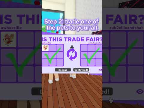 How to equip 2 pets in Adopt Me!! #roblox #robloz #adoptme #adoptmepets #adoptmerobloxpets