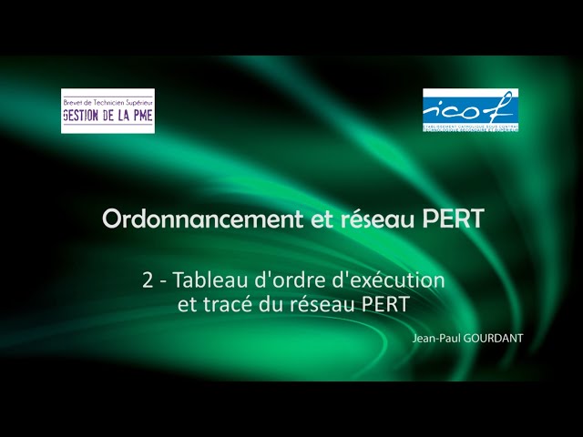 Understanding PERT: Creating Execution Order Tables and Drawing PERT ...