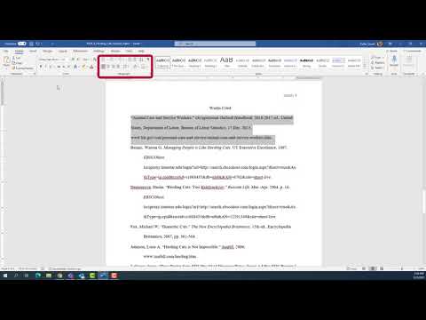 How to Set up Hanging Indent in MS Word