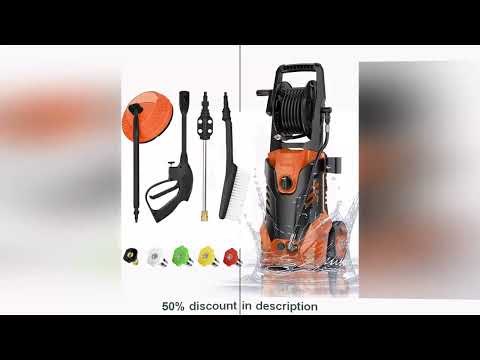 Why Everyone’s Talking About This Product! 3000PSI Electric Pressure Washer 2200W, 5 Nozzles, Ther