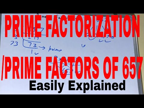 Prime factorization of 657|Prime factors of 657|Write prime factorization of 657|657 prime factors