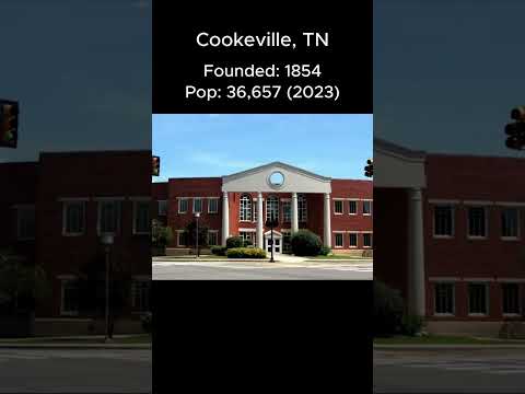 Random US Towns: Cookeville, TN #shorts
