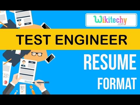resume | test engineer resume | sample resume | resume templates | cv template | resume examples