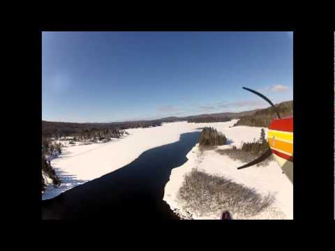 Landing Chutes-St-Philippe Frozen Lake 2012-02-19.mpg