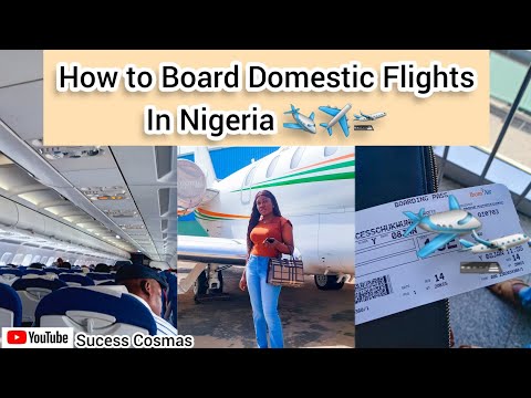 First time flying In Nigeria #aircraft #domesticflights #howto #travelvlog #airport