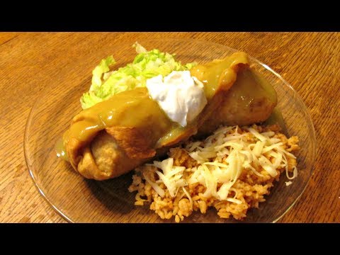 Deep Fried Beef Chimichanga - PoorMansGourmet