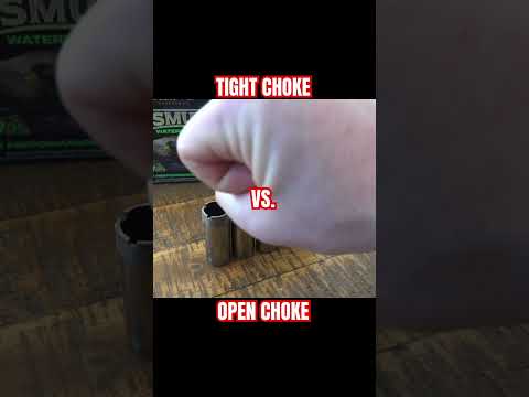 TIGHT CHOKE VS. OPEN CHOKE! | SHOTGUN 101 | #shorts #shotgun #kentcartridge #firearms #gun