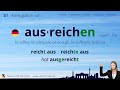 Definition „ausreichen“ - Bedeutungen des Verbs, Synonyme, Präposition ...