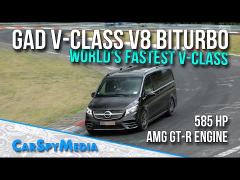 Mercedes V-Class Van Is a 900-HP V-8-Powered AMG GT R Underneath