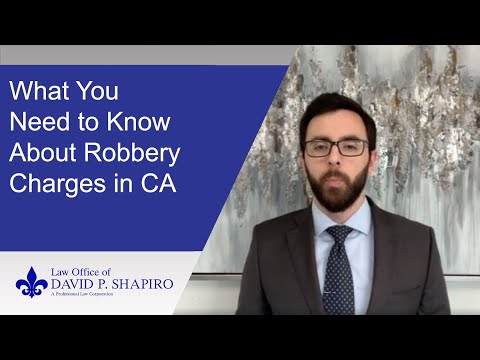 What are the different types of robbery/ PC211 charges?