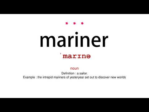 How to pronounce mariner - Vocab Today