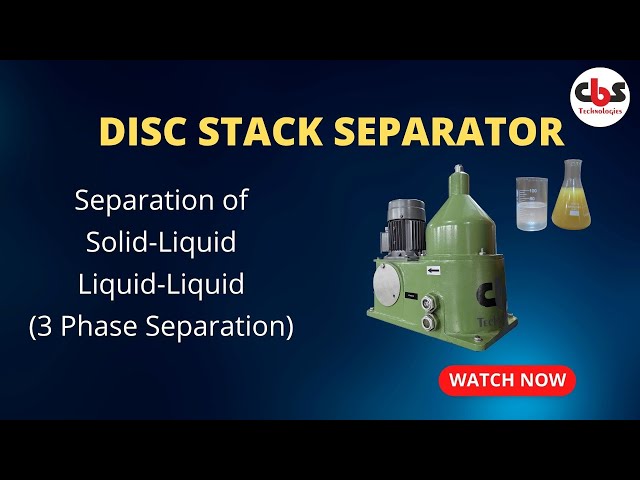 Separator Machine - Disc Stack Separators (Oil Water Separator ...