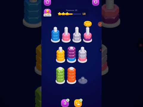 Nut Sort 🐿 Level 15 #games #mobilegame #gaming #chill #funny #smartphone #live #shorts