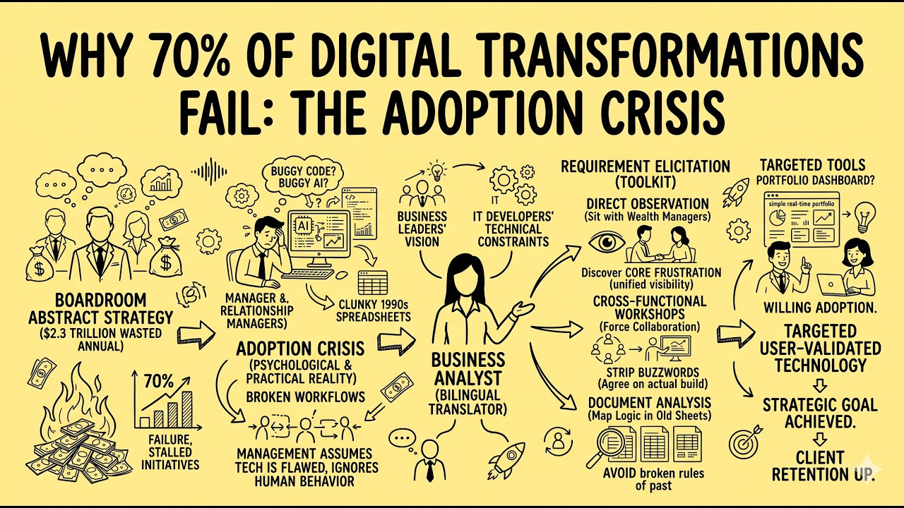 Why 70% of Digital Transformations Fail (And How to Fix It)