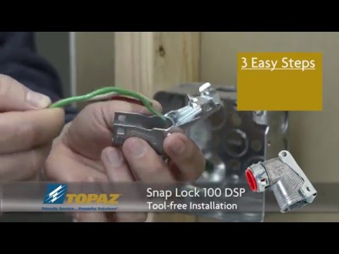 Topaz Snap Lock Connectors