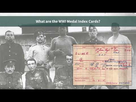 Researching WWI medals