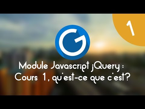 Learn Formation IMM Module Javascript jQuery Cours tuto 1 le javascript ...