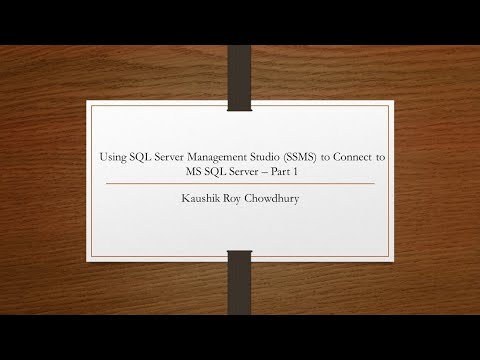 Learn Using SQL Server Management Studio SSMS to Connect to MS SQL Server – Part 1 - Mind Luster