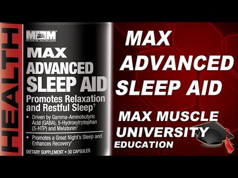 Max Advanced Sleep Aid | Sleeping Aid Supplement for Deep Calm Sleep