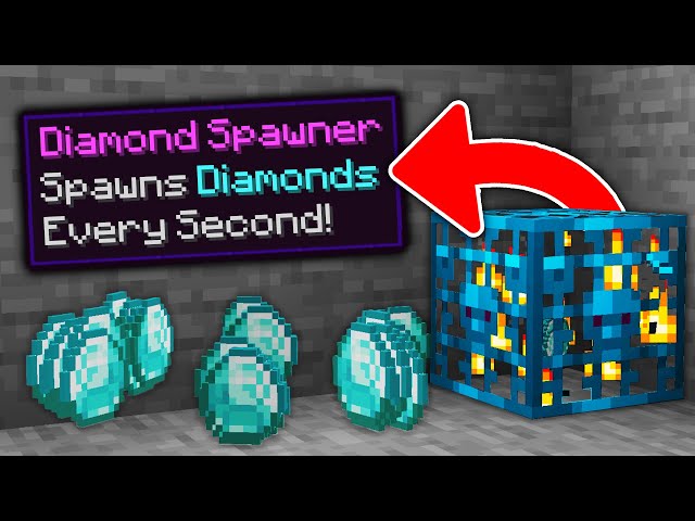 Minecraft BUT there are Custom Spawners Minecraft Mod