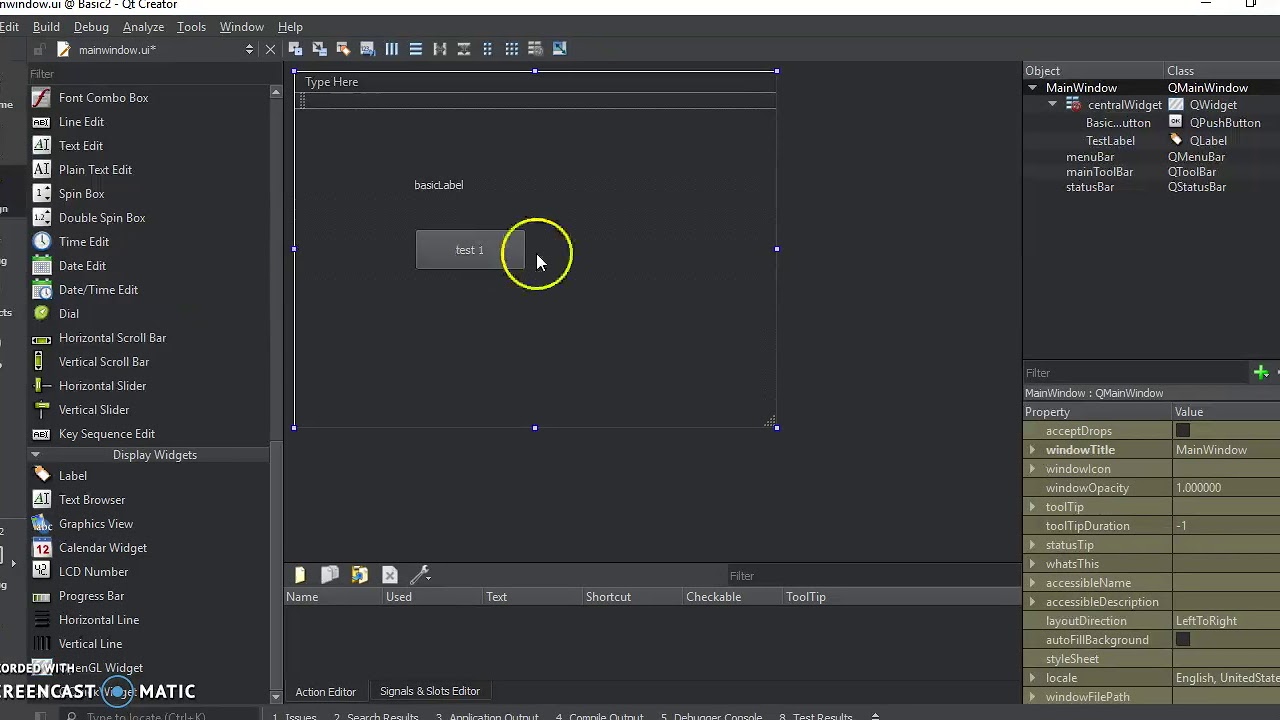Using button in qt (2)