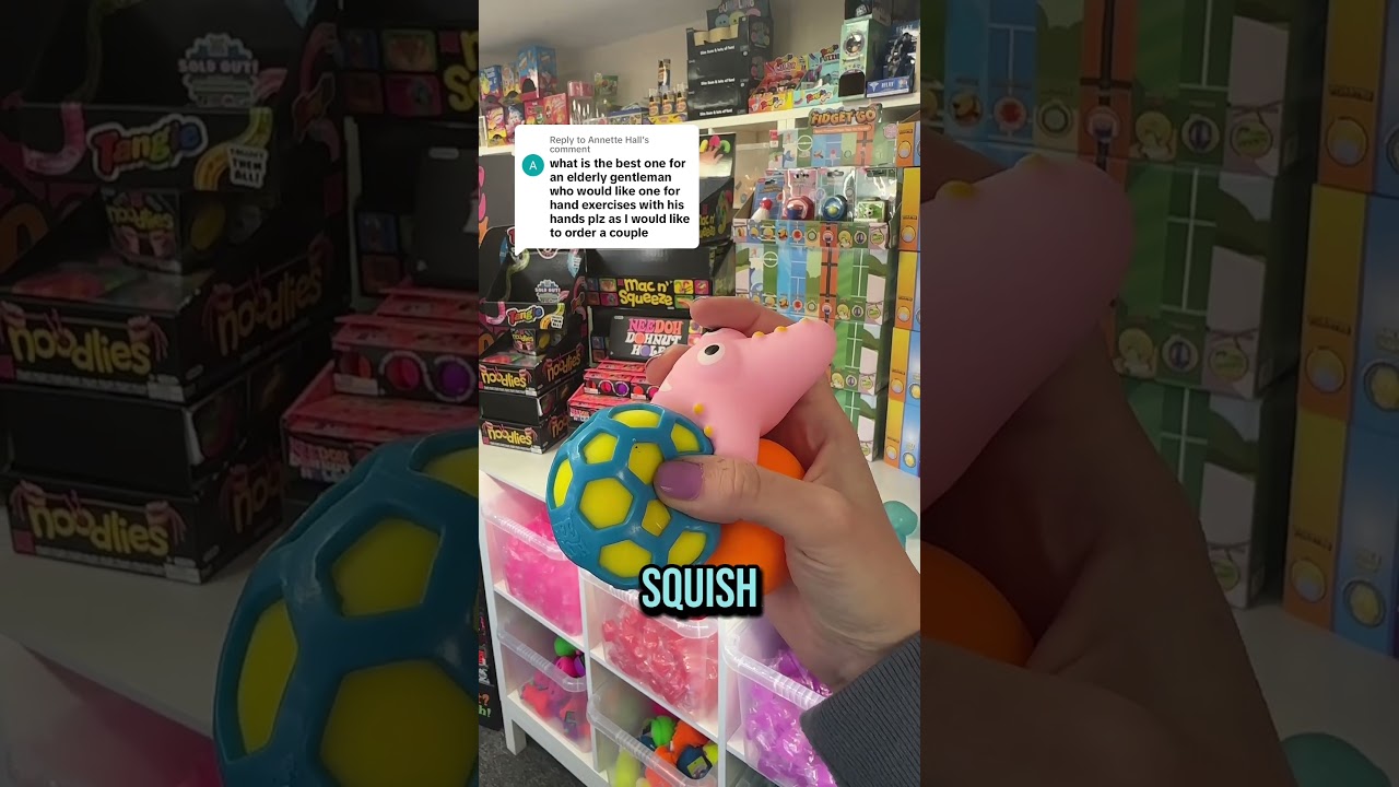 Fidgets are great for hand exercises! #fidget #smallbusiness #hand #elderly #needoh #toys #repost