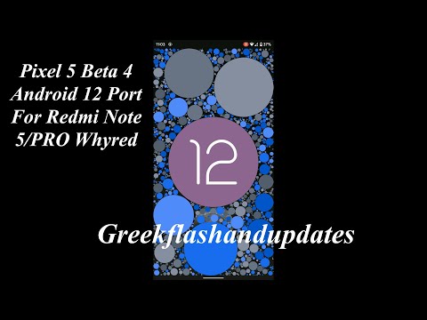 Pixel 5 Beta 4 Android 12 Port For Redmi Note 5/PRO Whyred