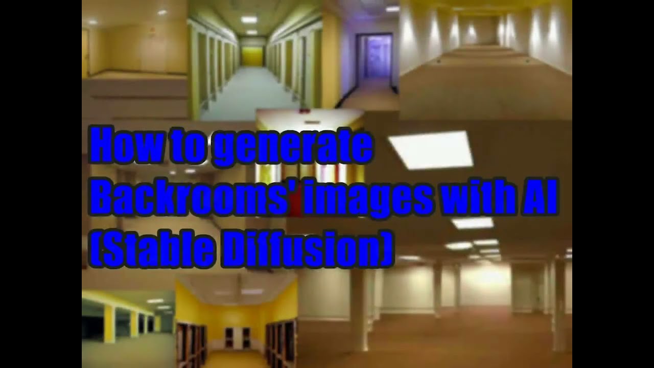 How to generate Backrooms' images with AI (Stable Diffusion)