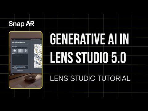 Generative AI in Lens Studio 5.0 Beta