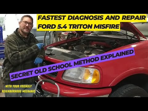 Old school method quick and easy Ford 5.4L Triton misfire diagnosis and repair on obs f150