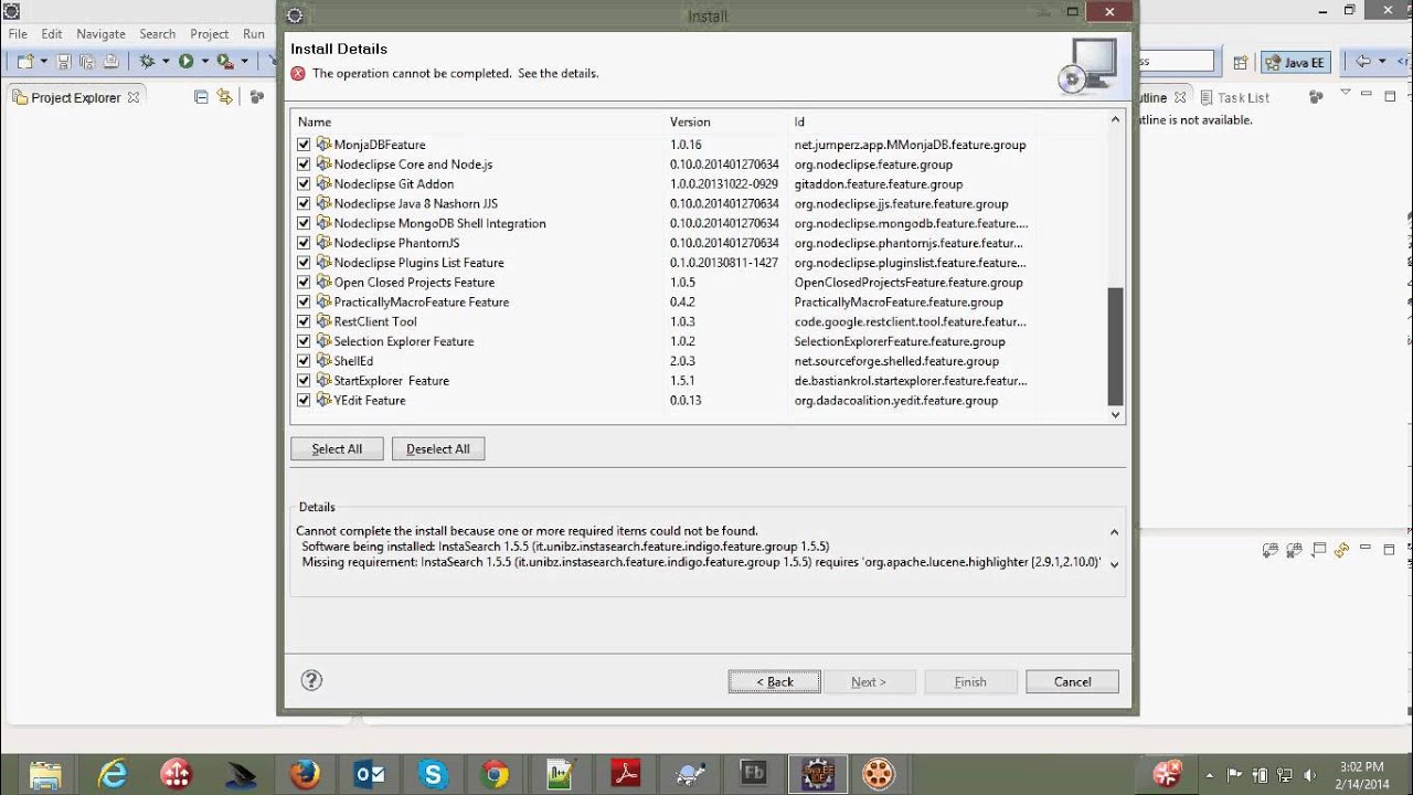 Eclipse Nodejs Plugin Configuration