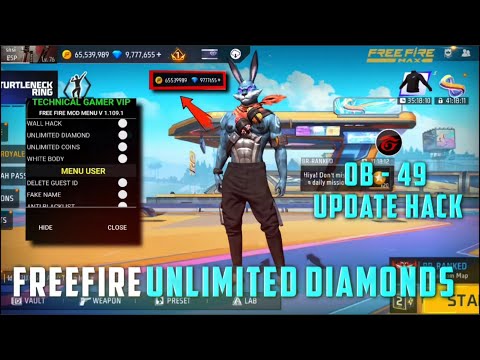 FREE FIRE NEW MOD MENU || UNLIMITED DIAMOND HACK || FF MOD MENU APK